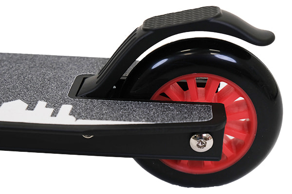 Woodtoys Aluminium stuntstep rood | Kindersteppen.be